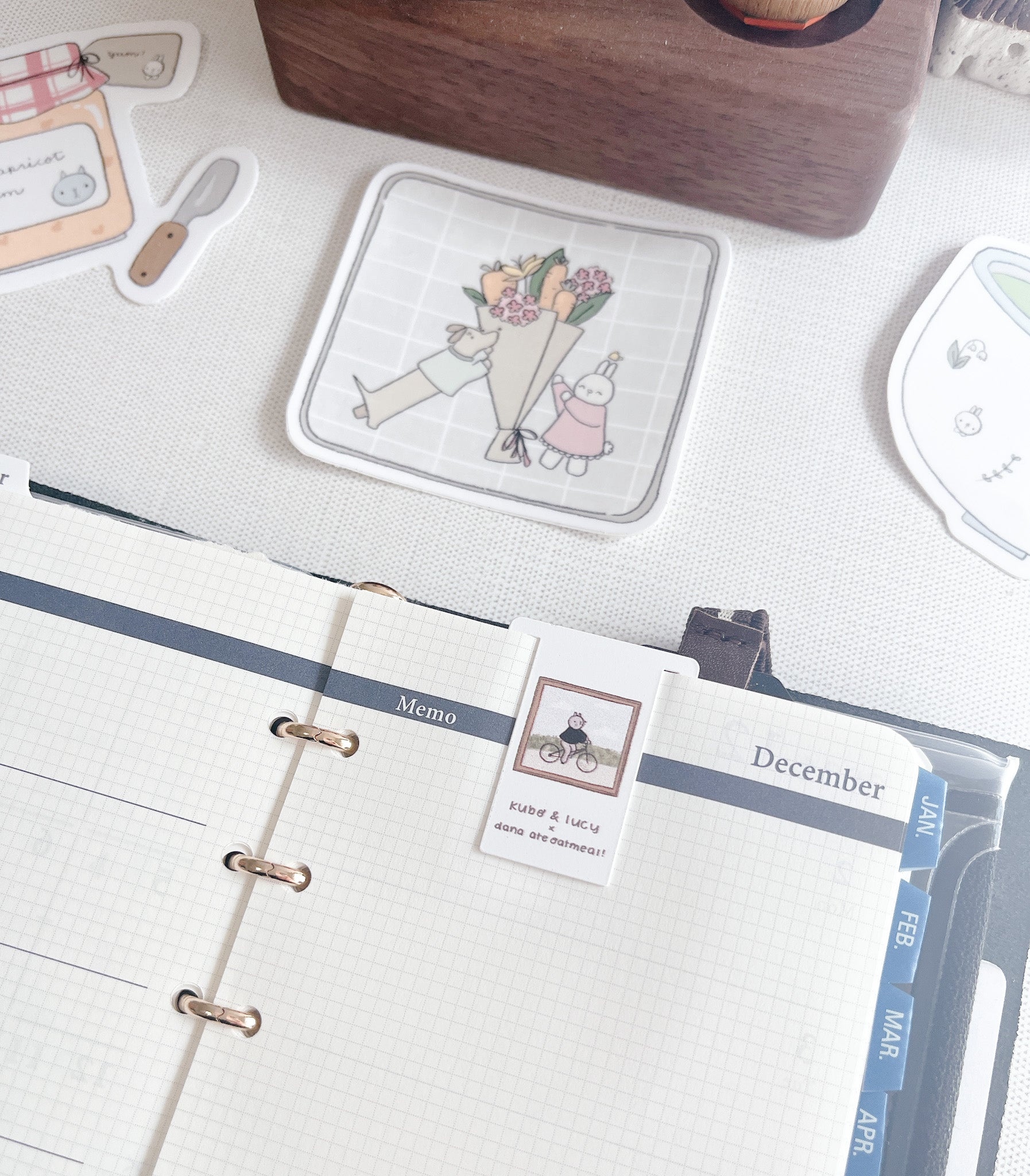 Kuboandlucy x Dana Ate Oatmeal Metal Bookmark | Kubo on a Bike ...