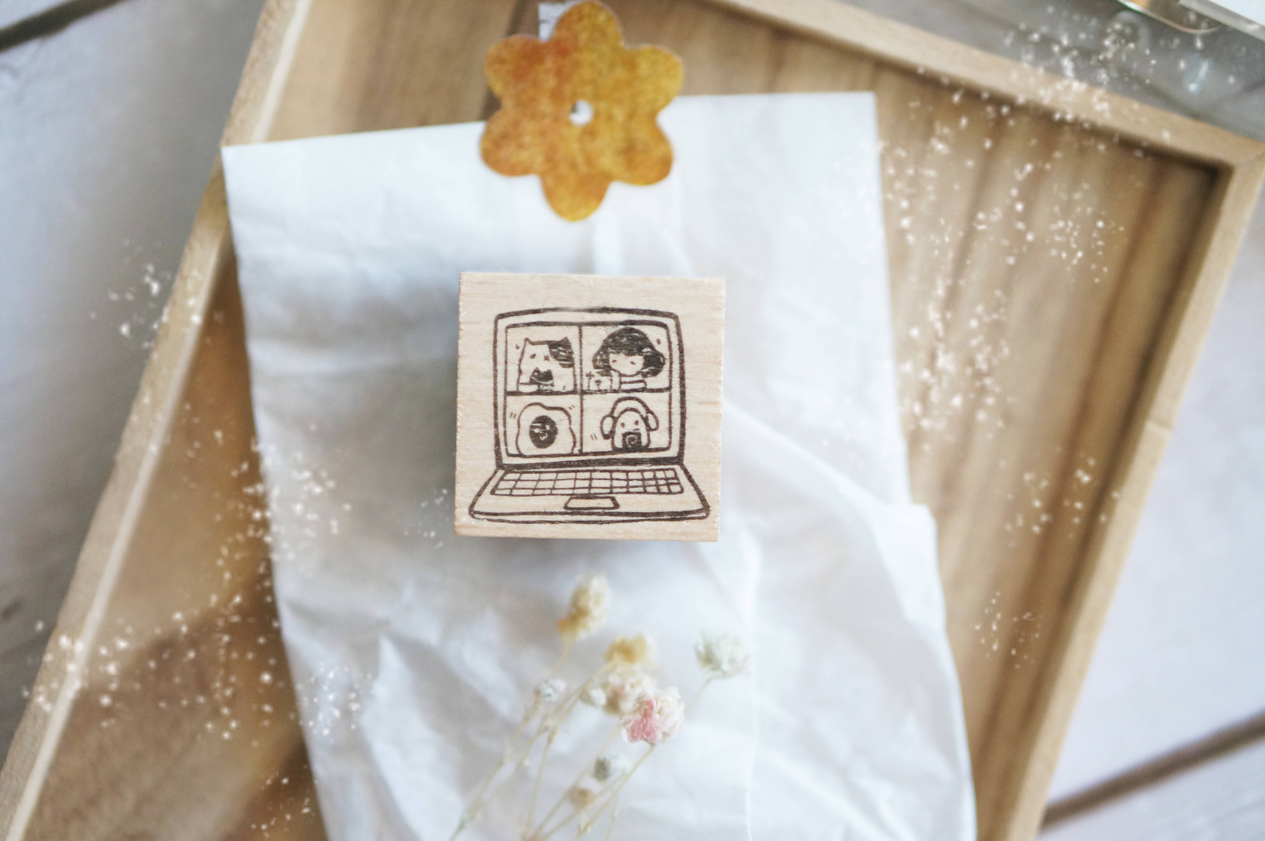 Kami Kami | Online Meet Rubber Stamp – KuboandLucy Stationery Co