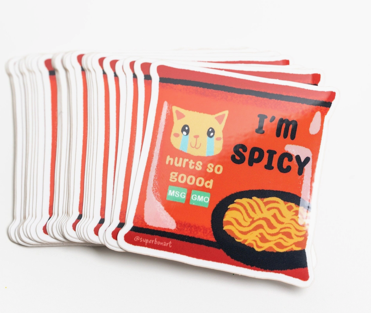 Kayan Pepper | I am Spicy Vinyl Sticker – KuboandLucy Stationery Co