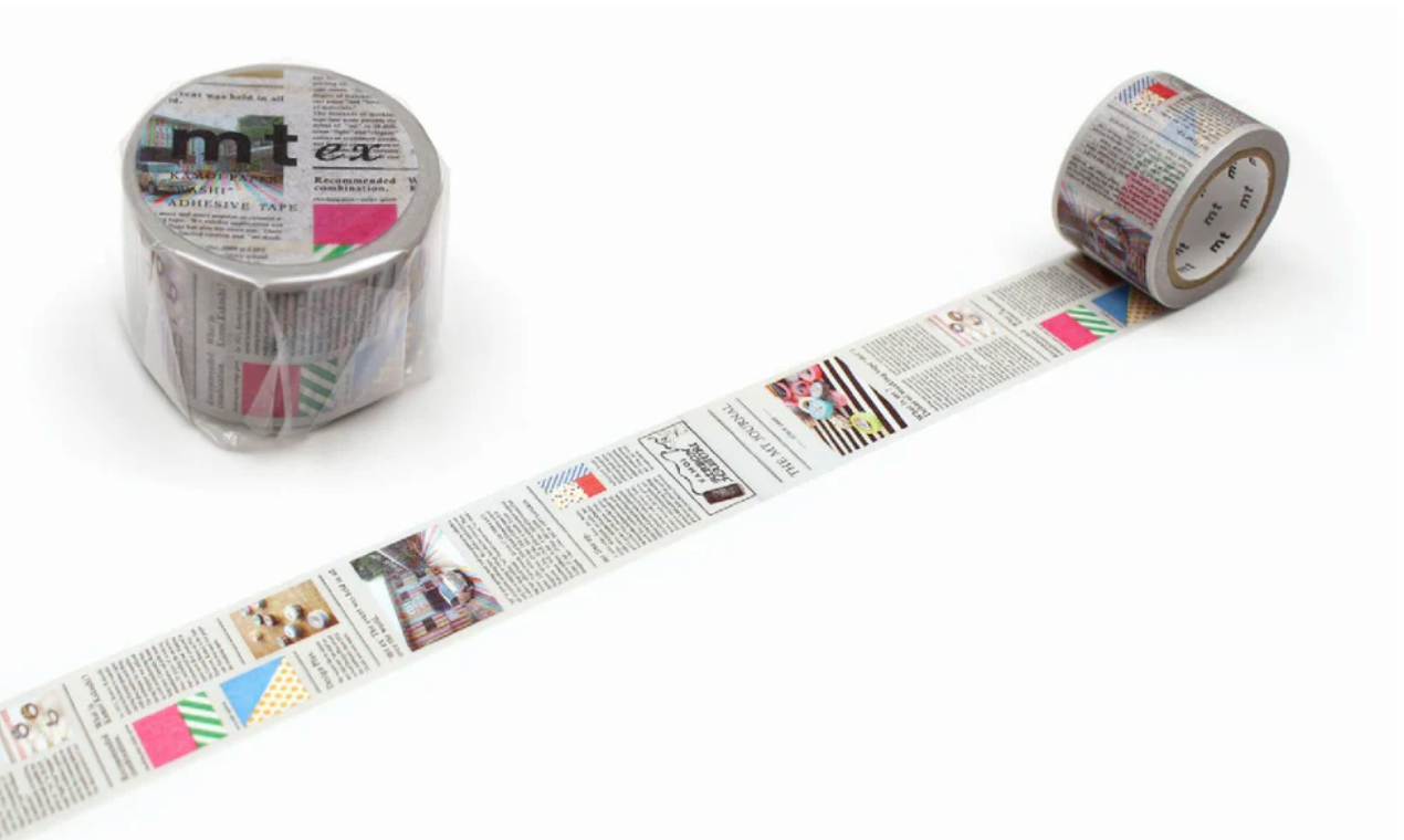 MT Masking Tape | Newspaper | MTEX1P75R – KuboandLucy Stationery Co